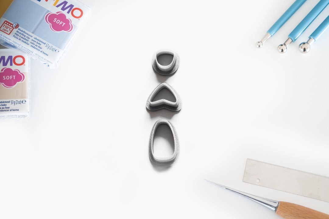 Polymer Cutter Organic Set Polymer Jewelry Cookie Cutter - Etsy