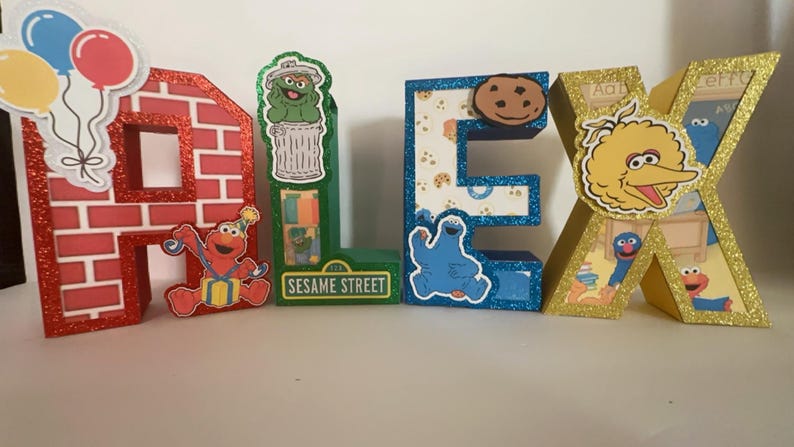Custom 3D Cardstock Letters – Personalized Paper Marquee Letters for ...