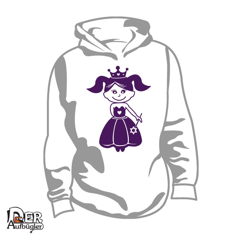 Prinzessin Bügelbild Fee mit Zauberstab in 49 Farben - Etsy.de
