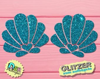 Mermaid Bra Iron-on 33 Glitter Colors - Etsy