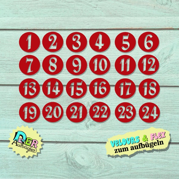 Advent Numbers - Etsy