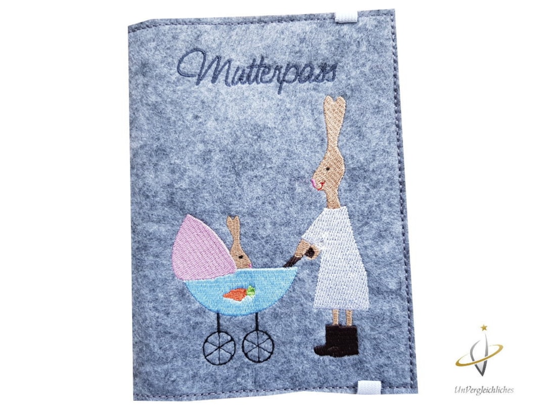Mutterpasshülle, Hülle Mutterpass, Mutterpass Filz Schwangerschaft ...