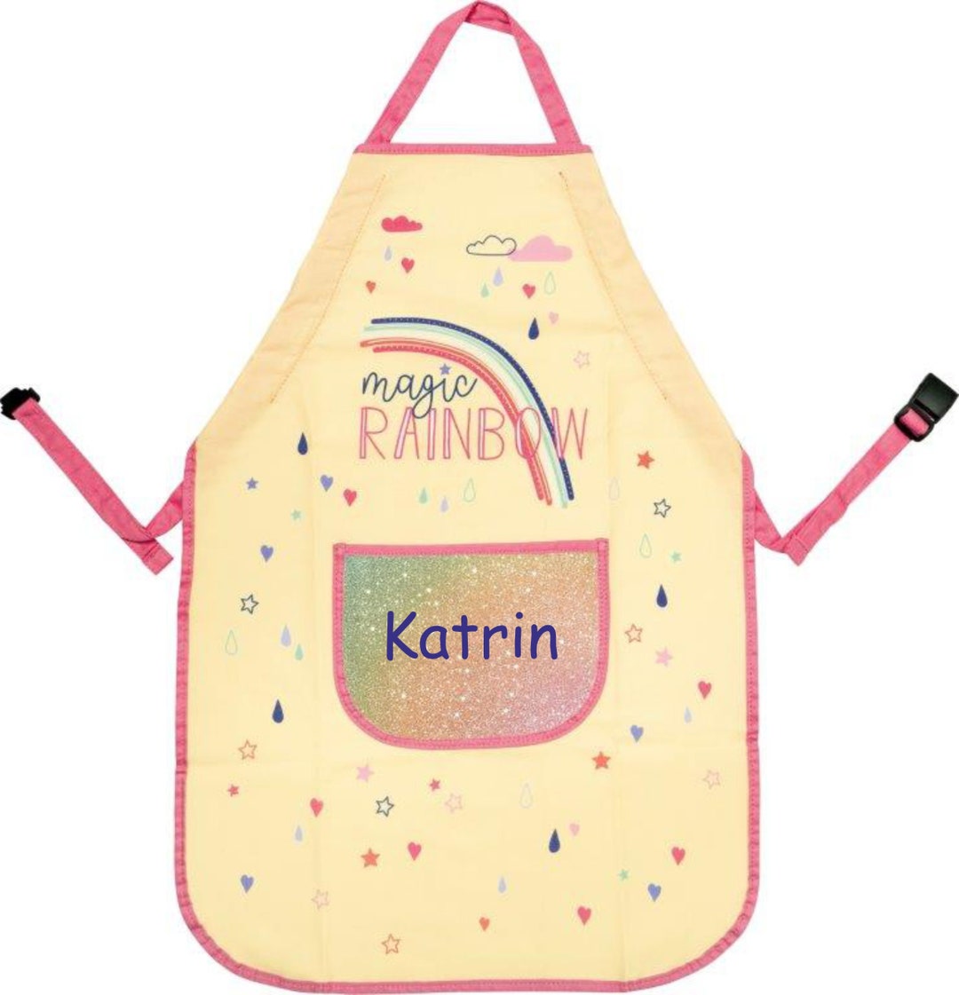 Works Apron With Child's Name Magic Also Personalized Apron - Etsy