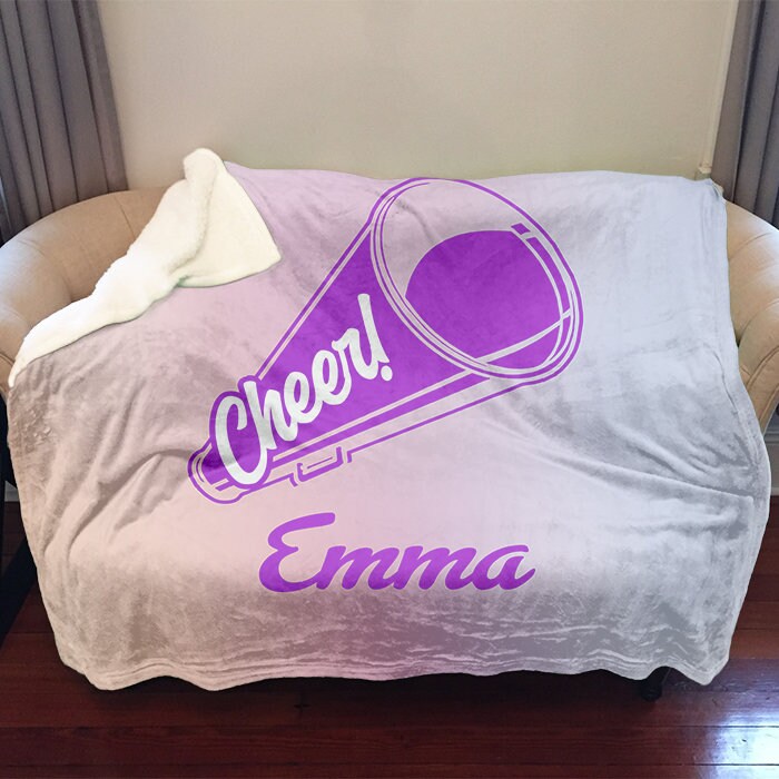 Cheerleader Personalized Blanket Personalized Cheer Gift - Etsy UK