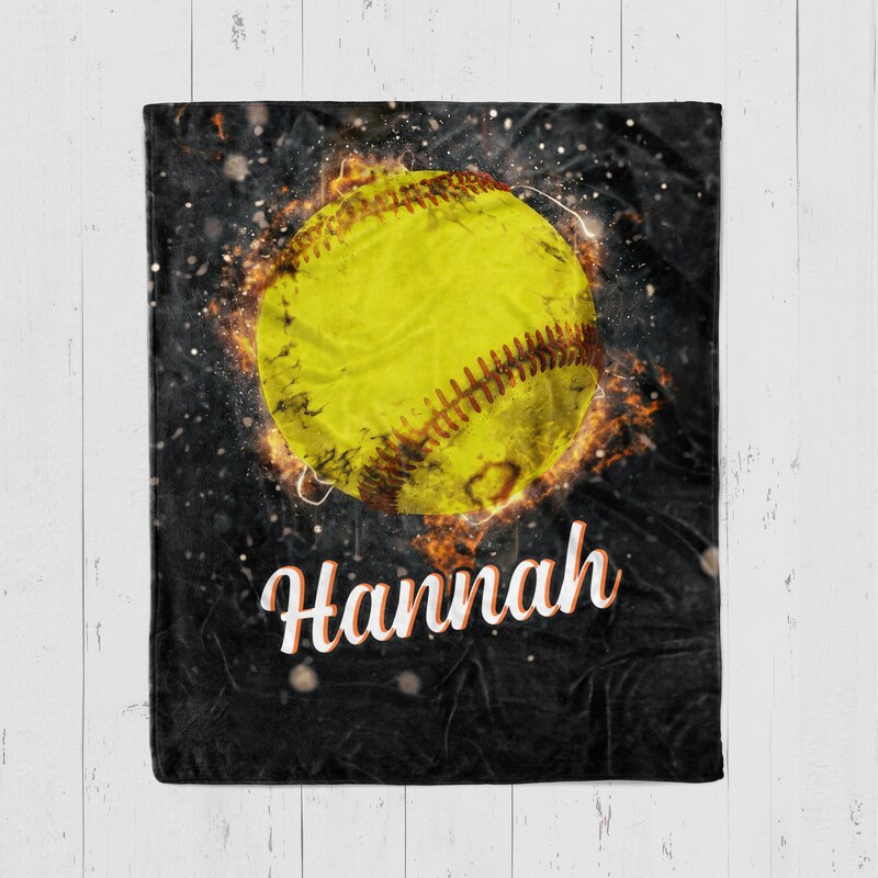 Softball Fire - Etsy
