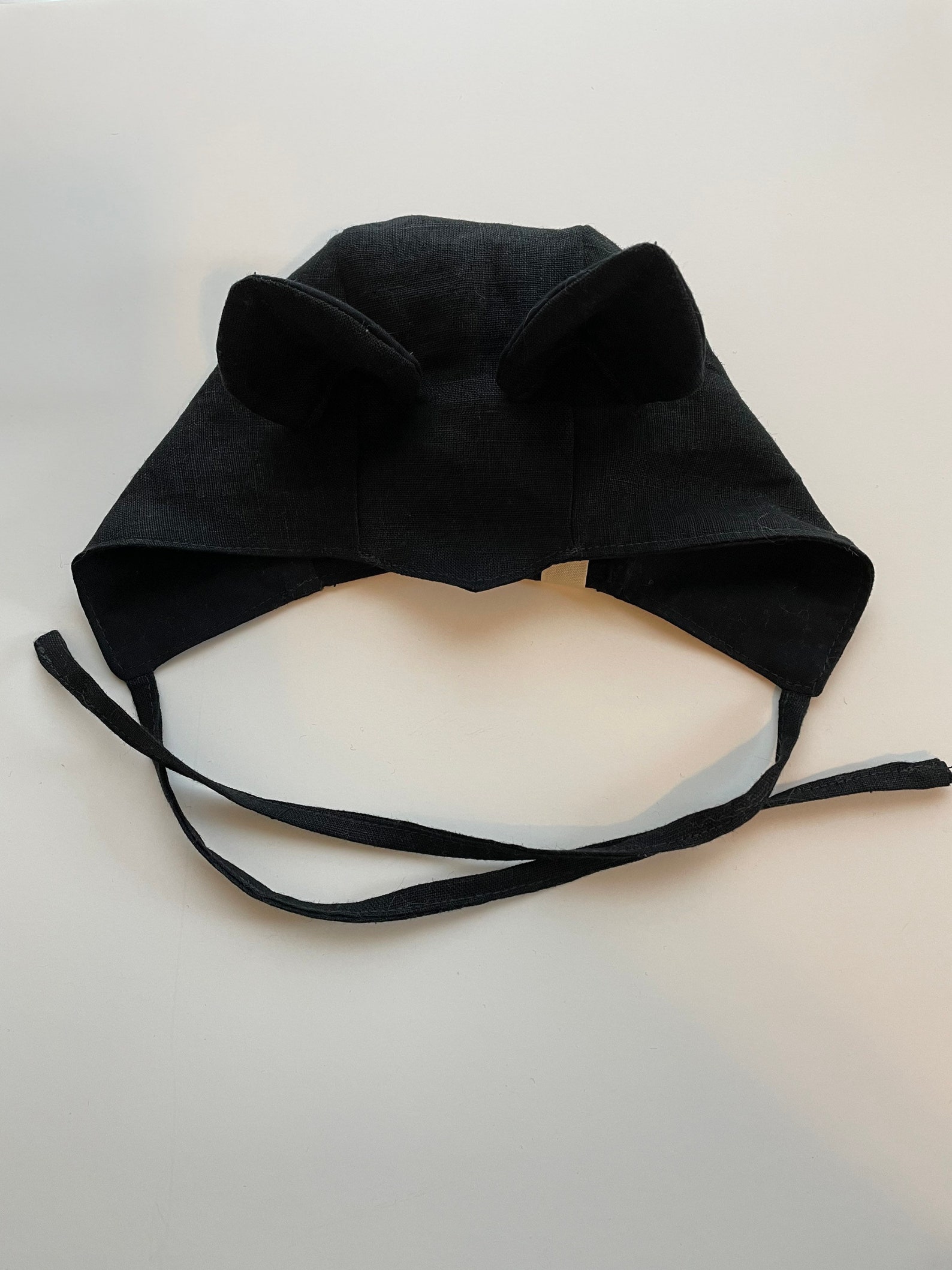 Bat Bonnet Baby Bat Bonnet Black Baby Bonnet Handmade Baby - Etsy