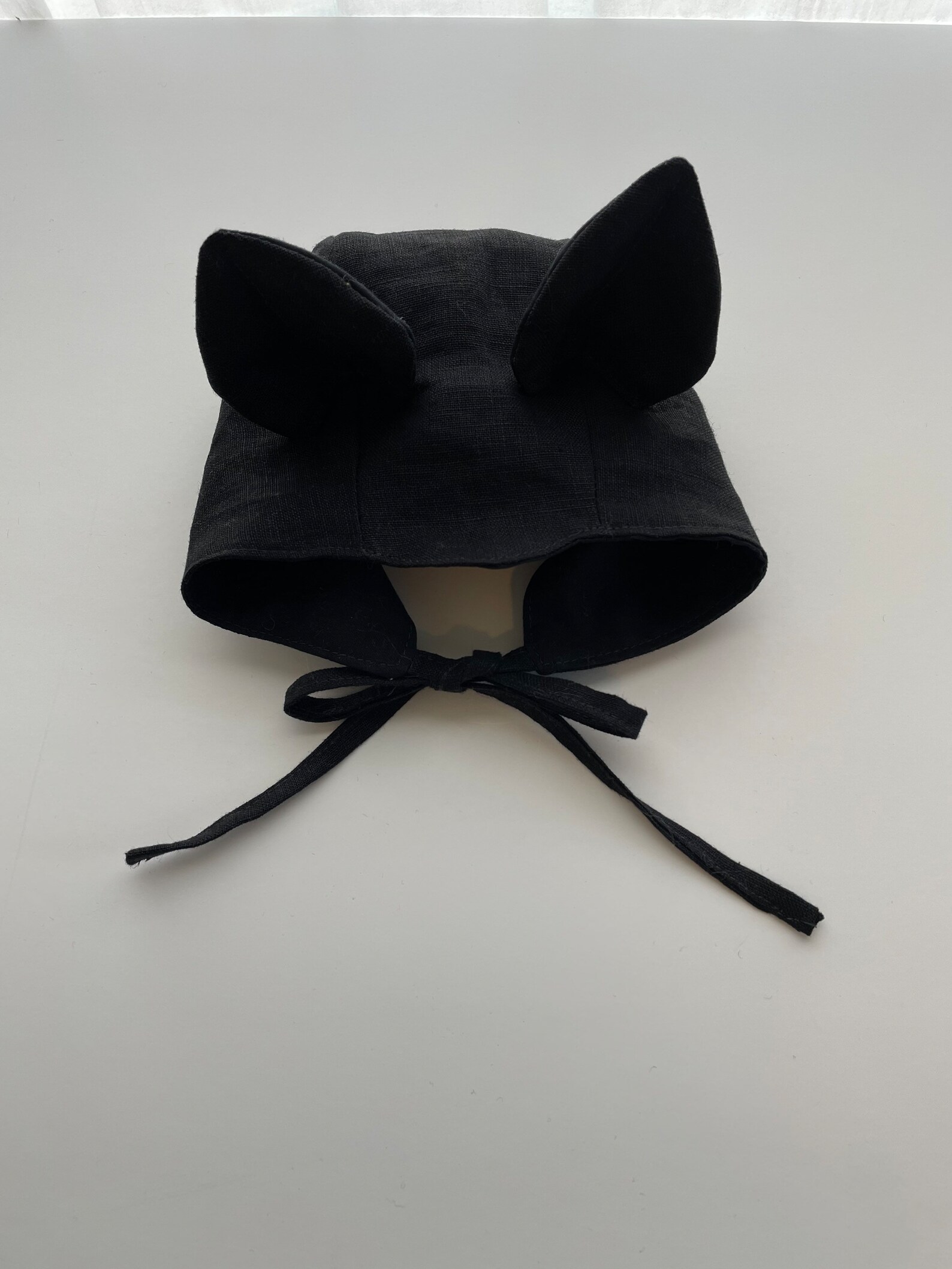 Bat Bonnet Baby Bat Bonnet Black Baby Bonnet Handmade Baby - Etsy