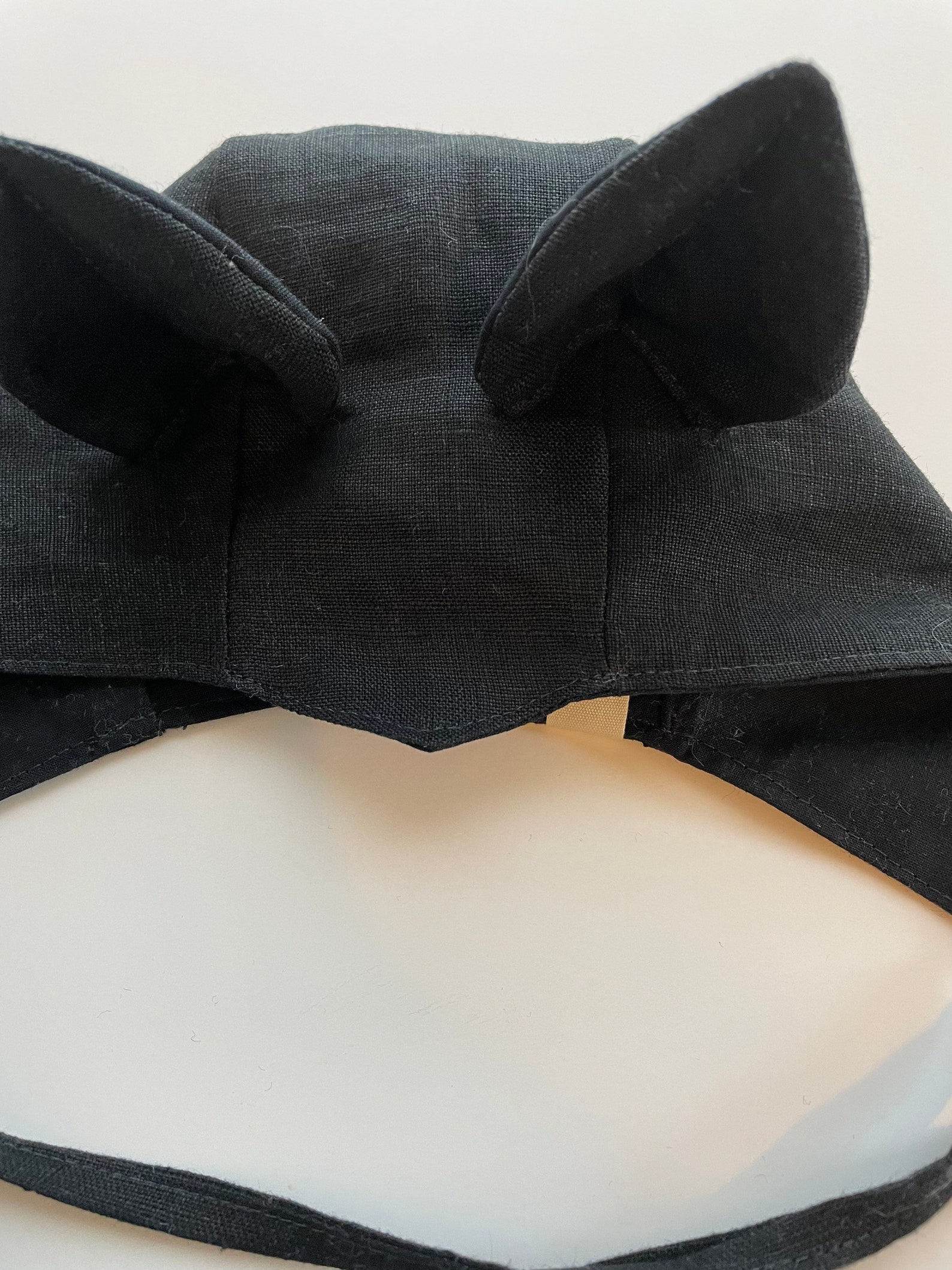 Bat Bonnet Baby Bat Bonnet Black Baby Bonnet Handmade Baby - Etsy