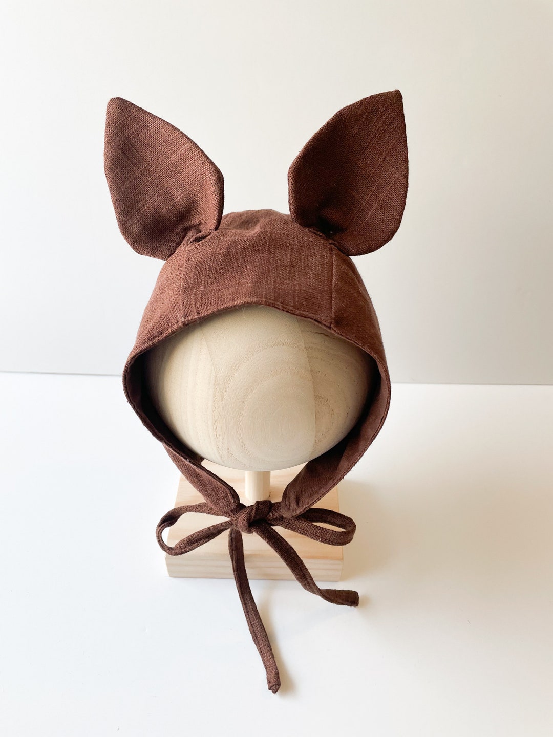Bat Bonnet, Baby Fruit Bat Bonnet, Brown Bat Baby Bonnet, Handmade Baby ...