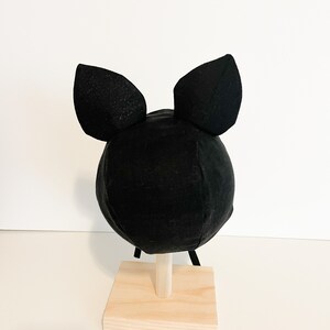 Bat Bonnet, Baby Bat Bonnet, Black Baby Bonnet, Handmade Baby Bonnet ...