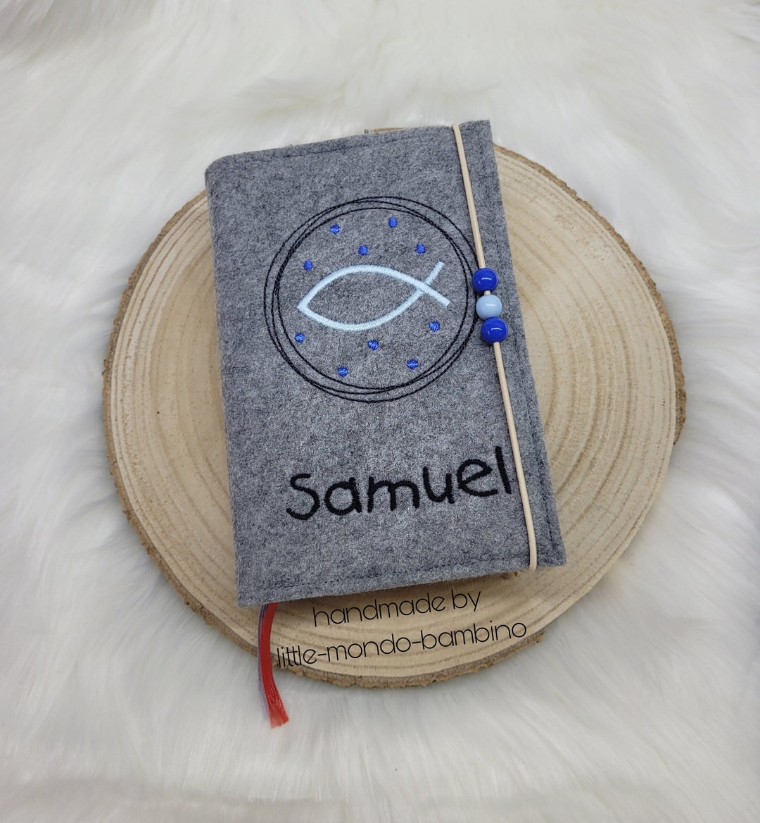 Hymn Book Cover Girl Communion Cross Felt Gift Confirmation Hymn Book ...