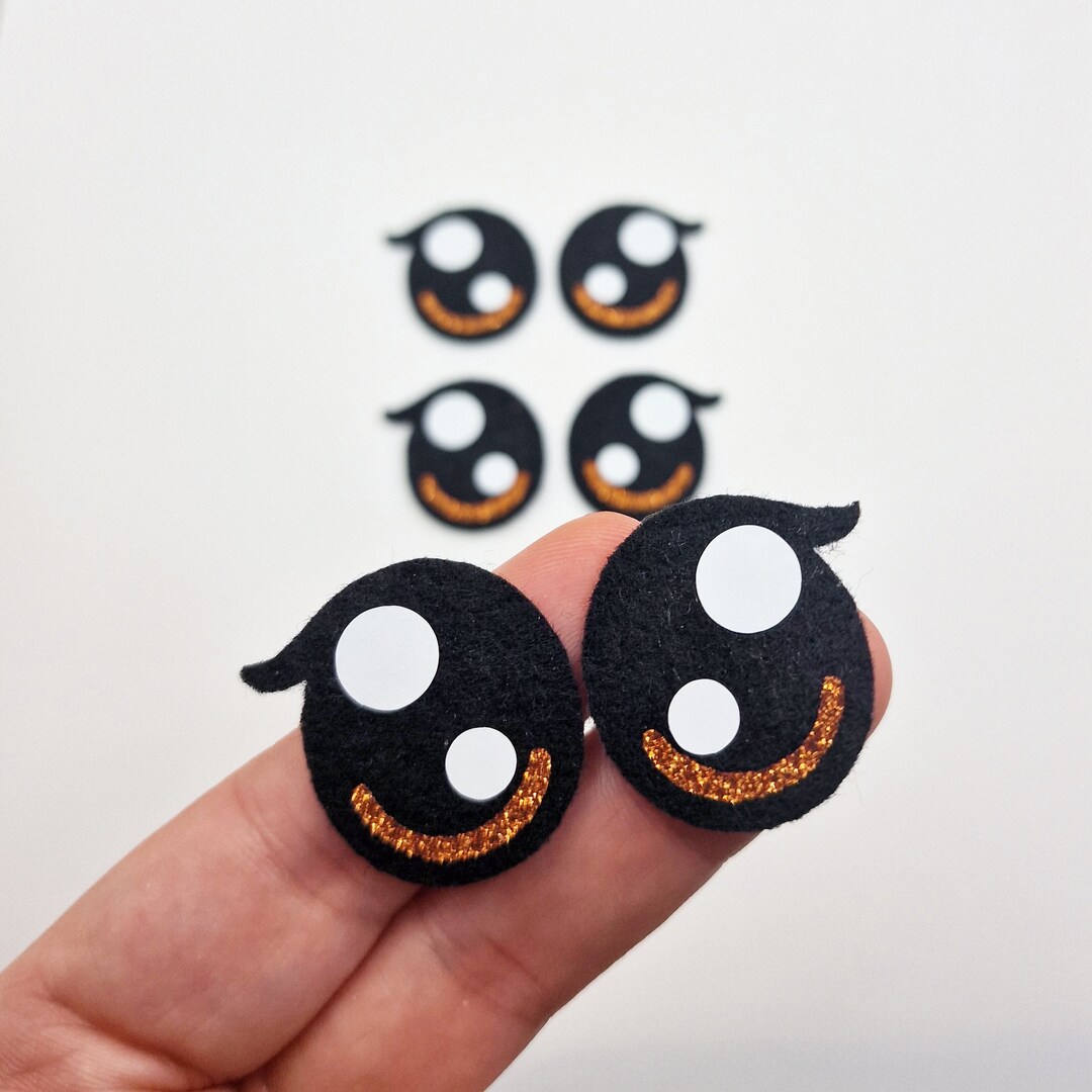 1.2 Handmade Kawaii Felt Eyes Character Eyes for Toy/doll Making MADE ...