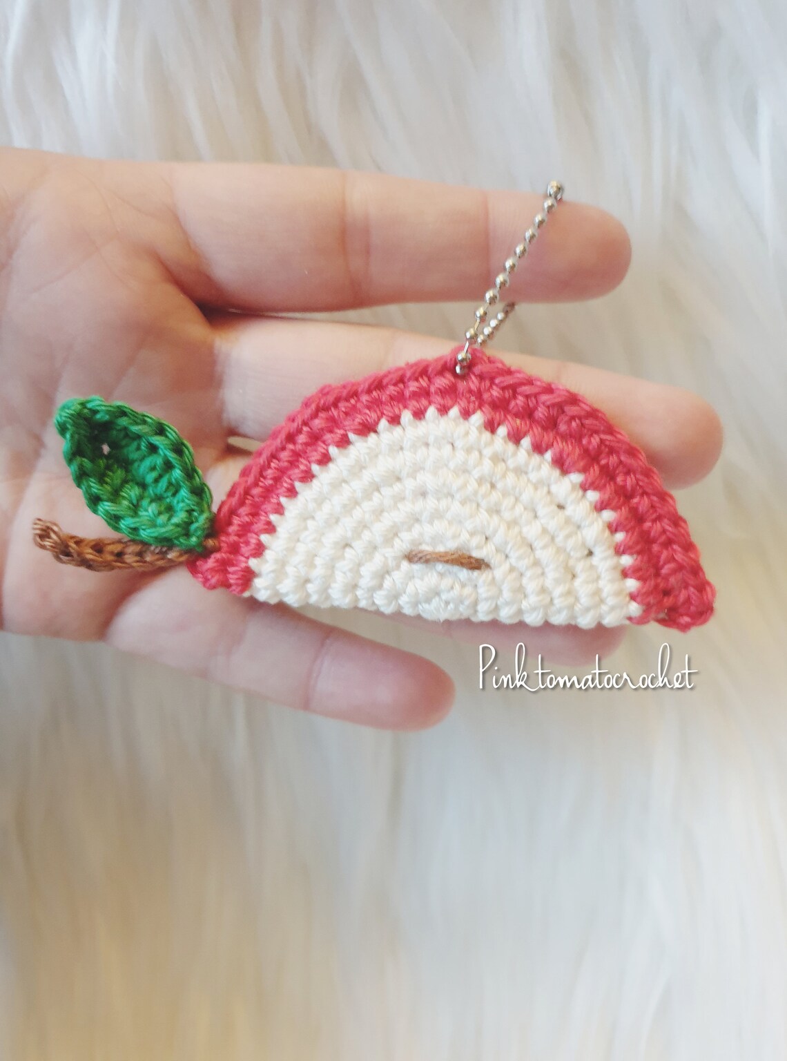 Apple Keychain CROCHET PATTERN - Etsy