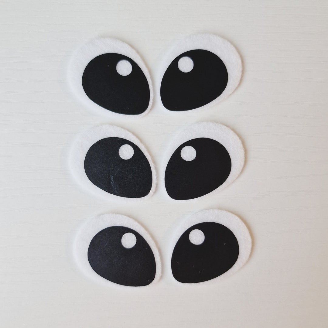 1.2 Stitch Kawaii Felt Eyes Character Eyes MADE TO - Etsy UK