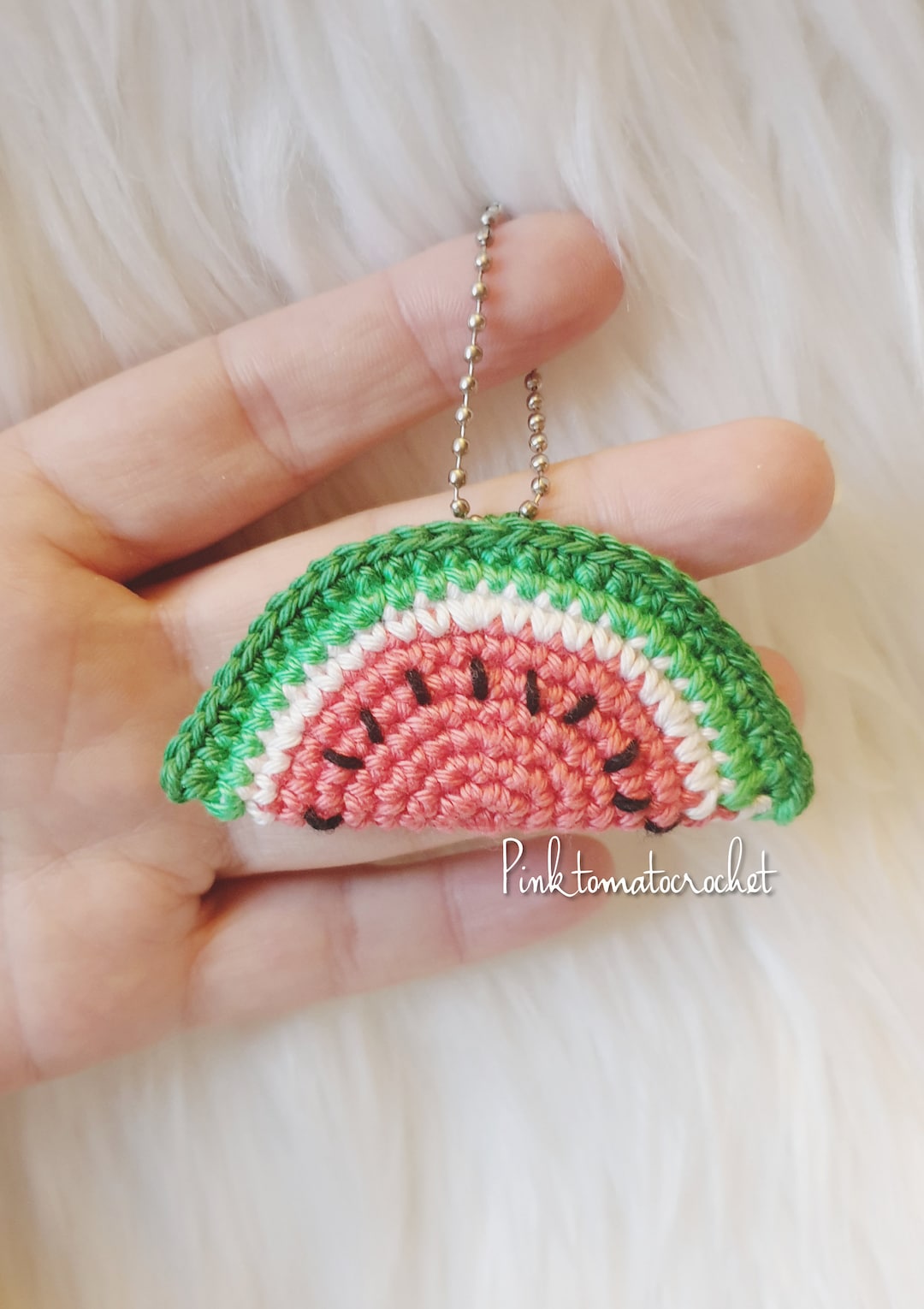 Watermelon Keychain | CROCHET PATTERN - Etsy