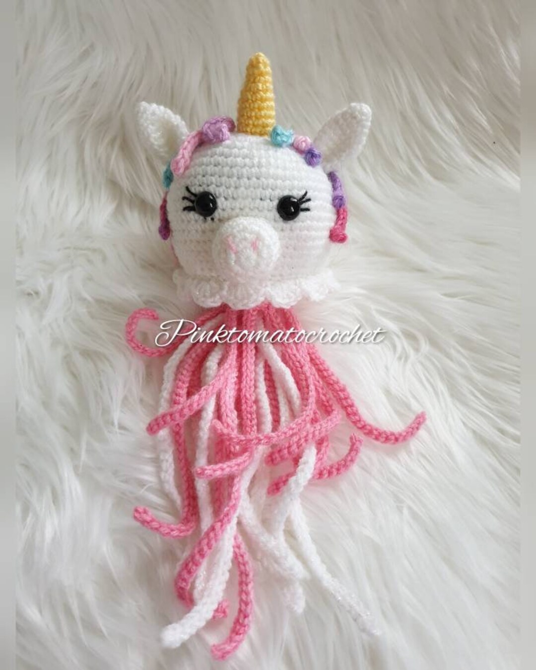 CROCHET PATTERN UNICORN Jelly Friend Digital Download - Etsy