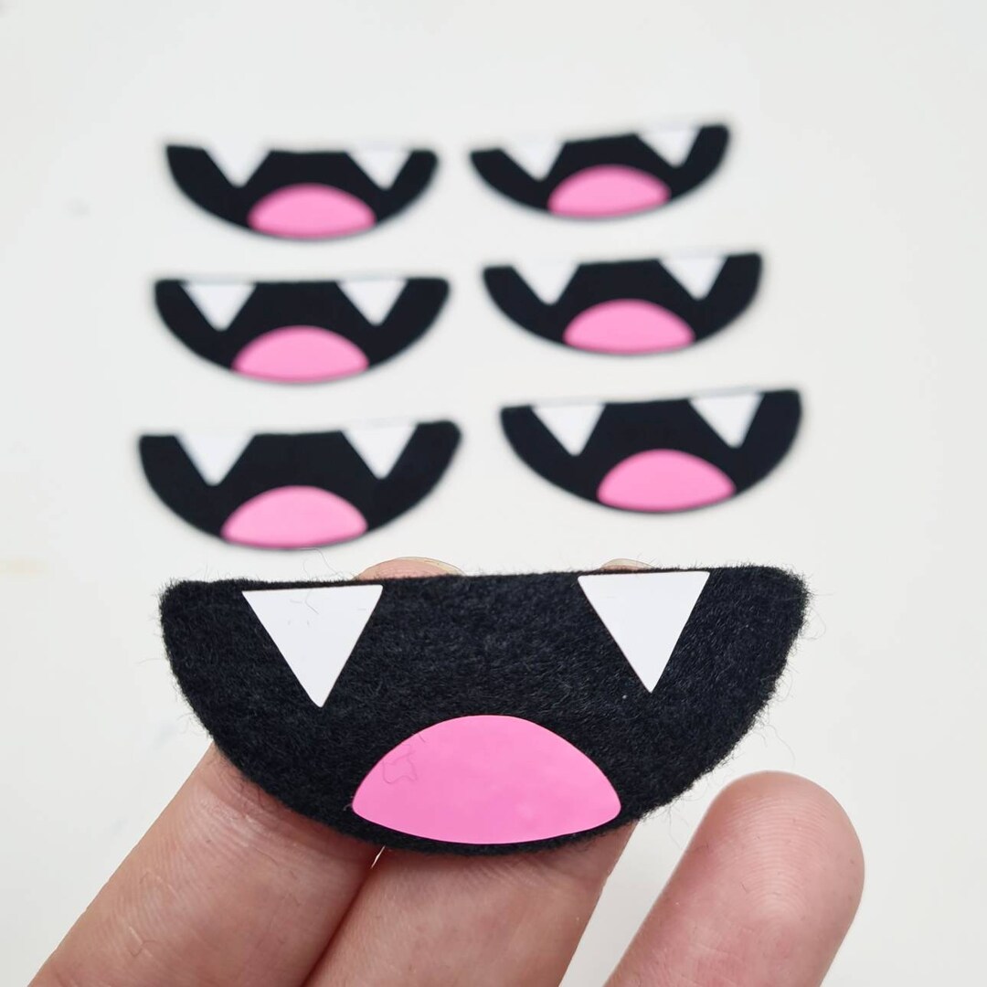 Halloween Bat Fang/mouth for Toy Making - Etsy