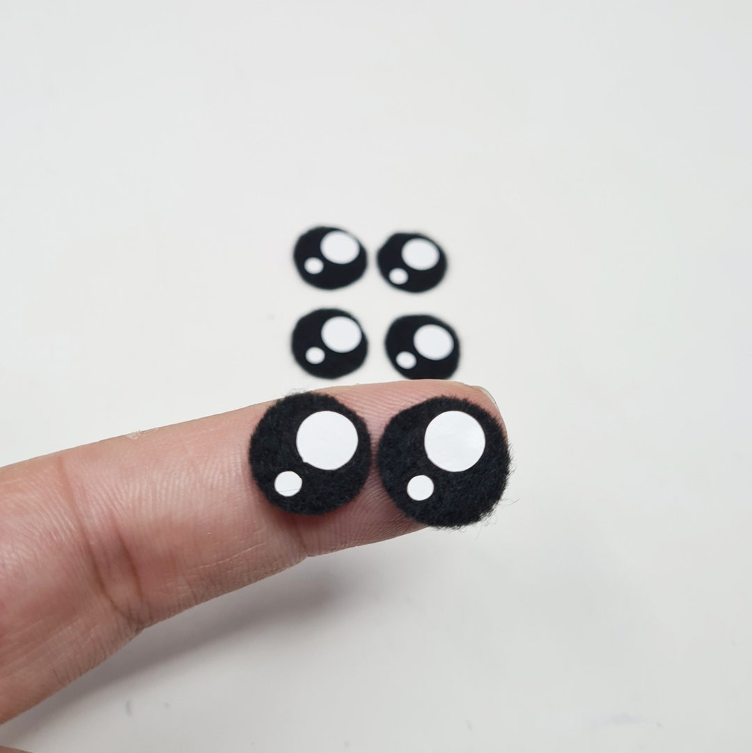 0.5" Kawaii Felt Eyes Character Eyes | MADE TO ORDER - Etsy