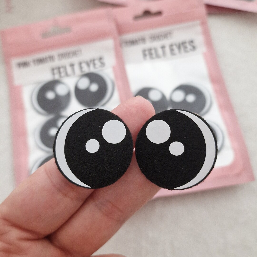 1.2 Handmade Kawaii Felt Eyes Character Eyes MADE TO - Etsy