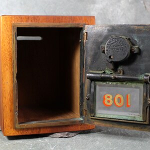 Antique Post Box Coin Bank With Combination Lock combination Included ...