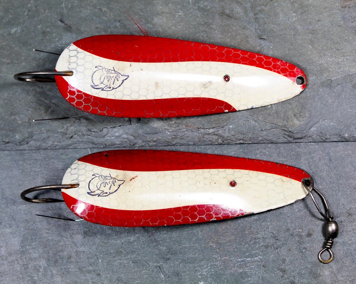 Vintage Daredevil Fishing Lures Set of 2 Circa 1950s | Etsy