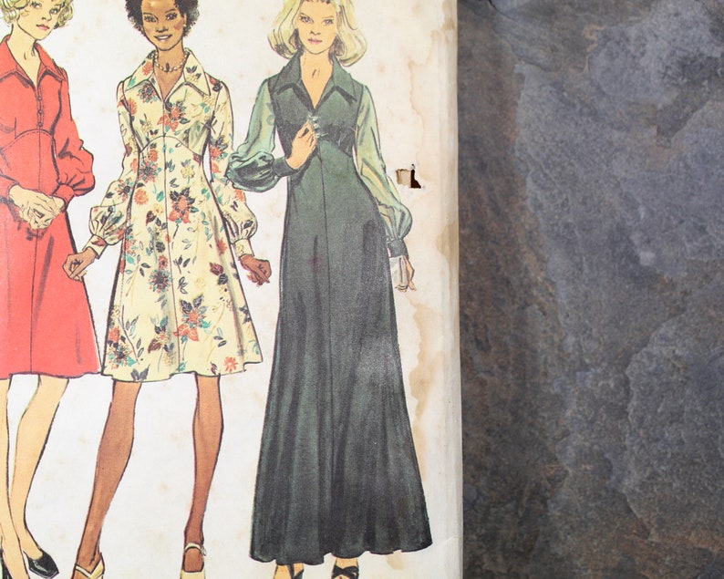 1973 Simplicity #5968 Dress Pattern | Complete, Partially, Pattern in ...