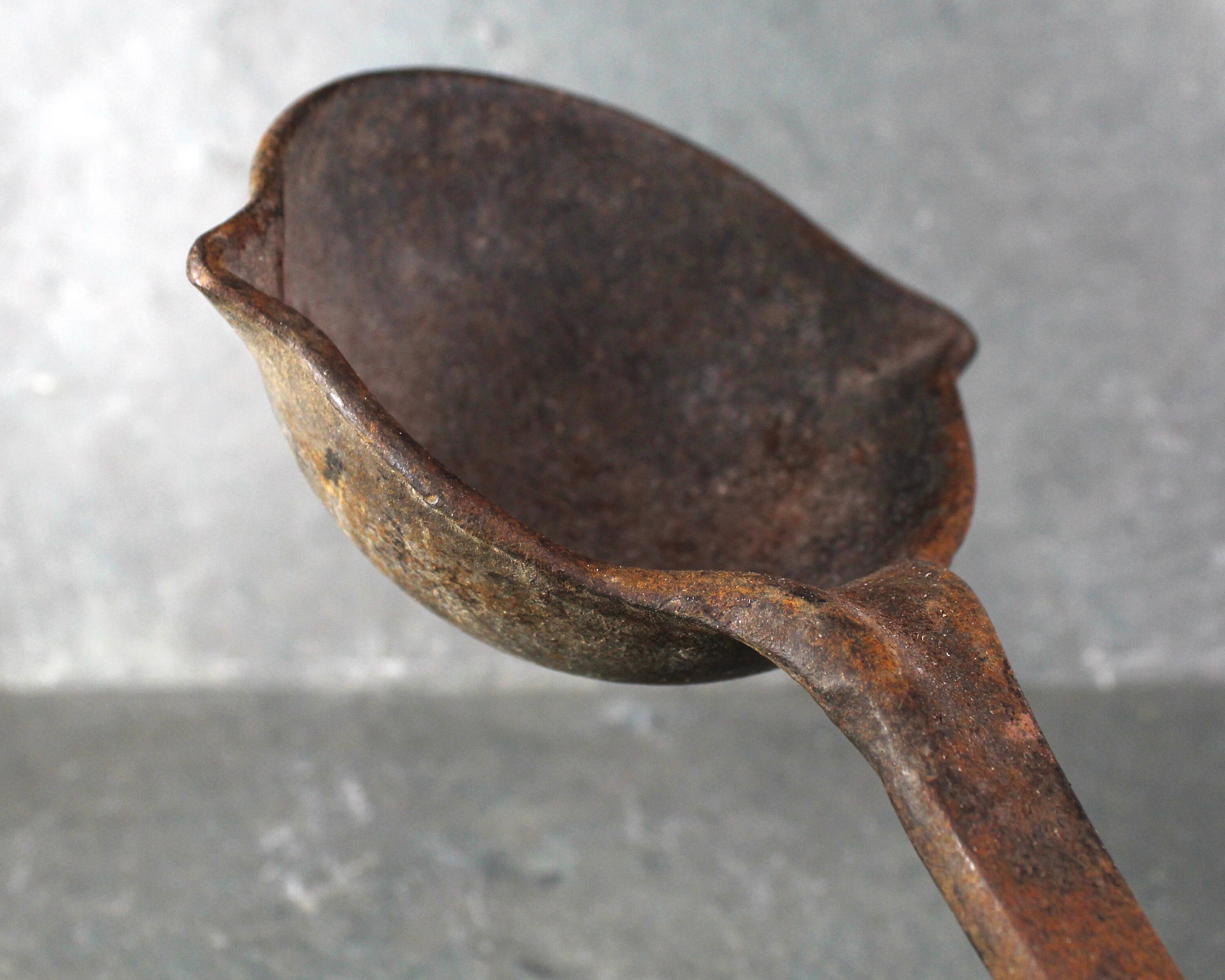 Antique SWETT Cast Iron Smelter's Ladle | 15