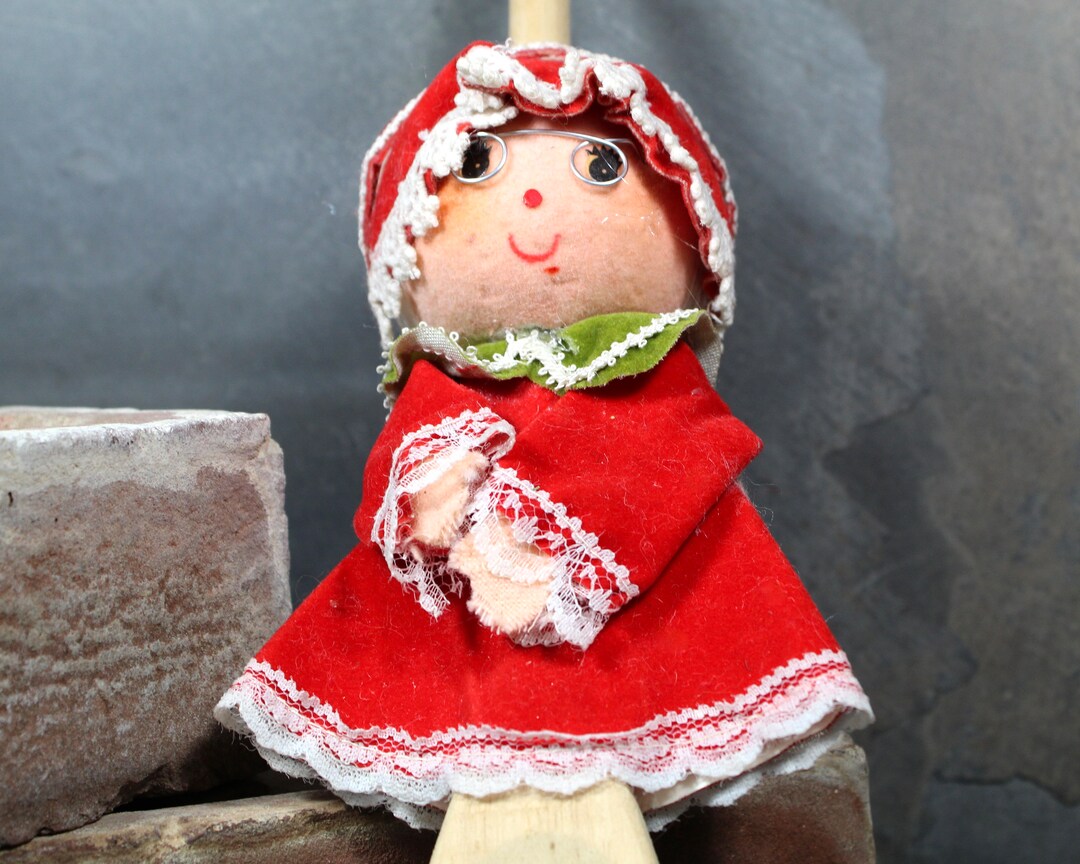 Vintage Christmas Spoon Doll Wooden Spoon Christmas Doll - Etsy