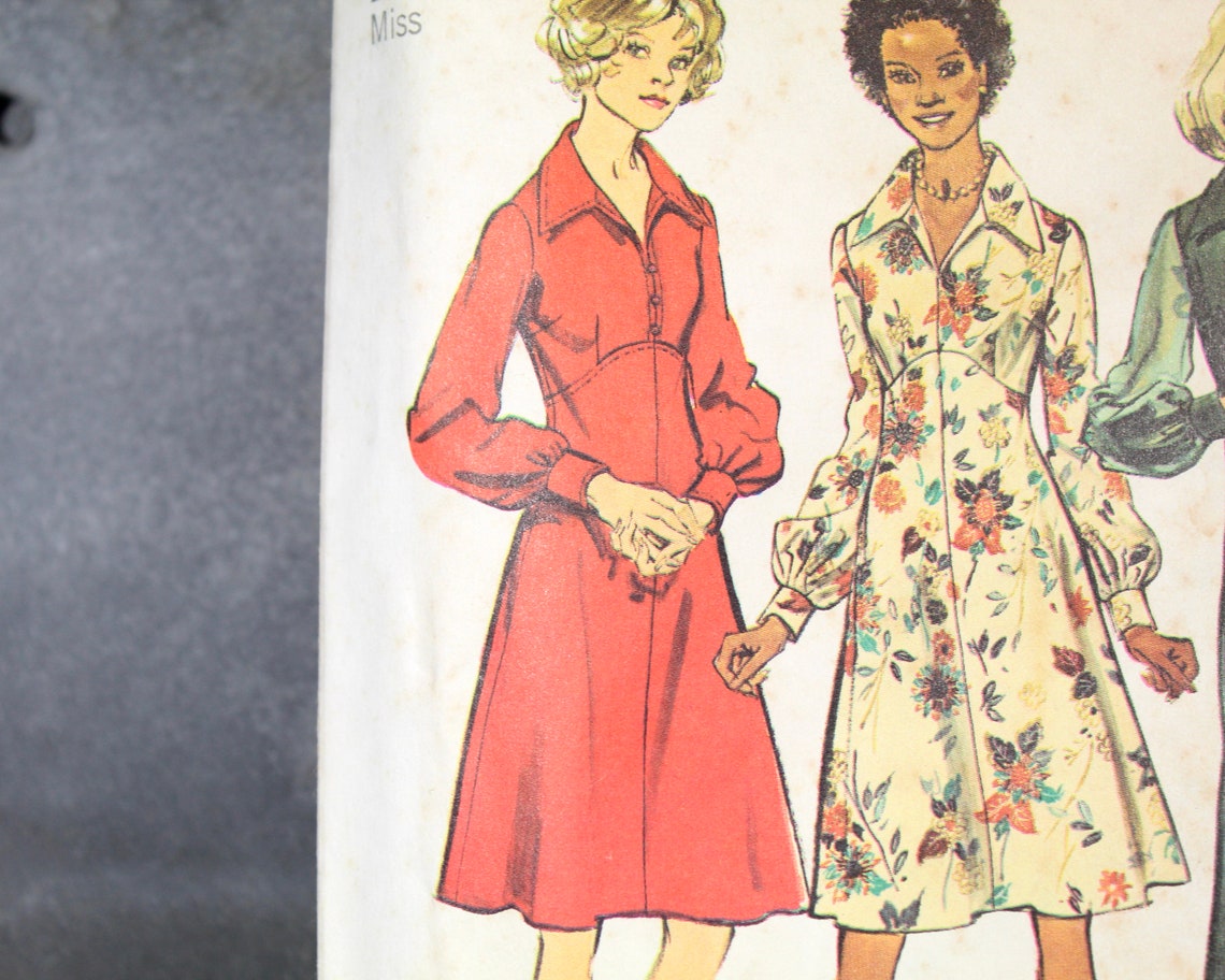 1973 Simplicity #5968 Dress Pattern | Complete, Partially, Pattern in ...