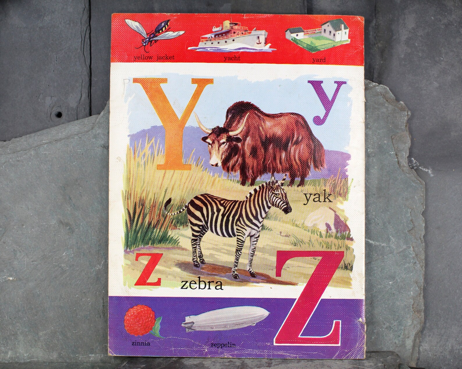 Gorgeous 1940 ABC Alphabet Picture Book Vintage Linen - Etsy