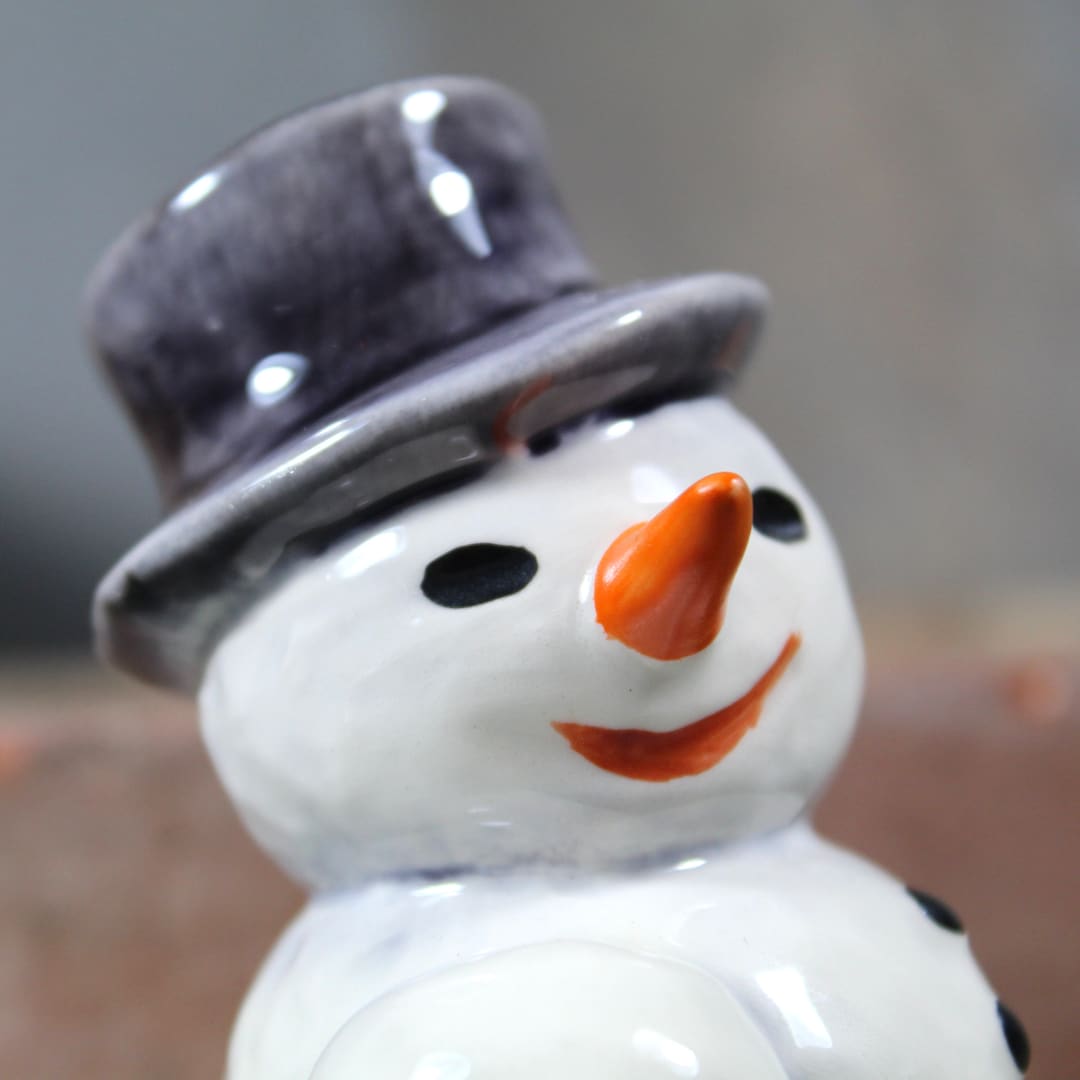 HARD TO FIND! Vintage Goebel Porcelain Snowman | Vintage Hummel Snowman ...