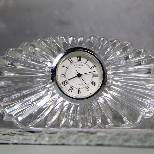 Small Crystal Clock - Etsy