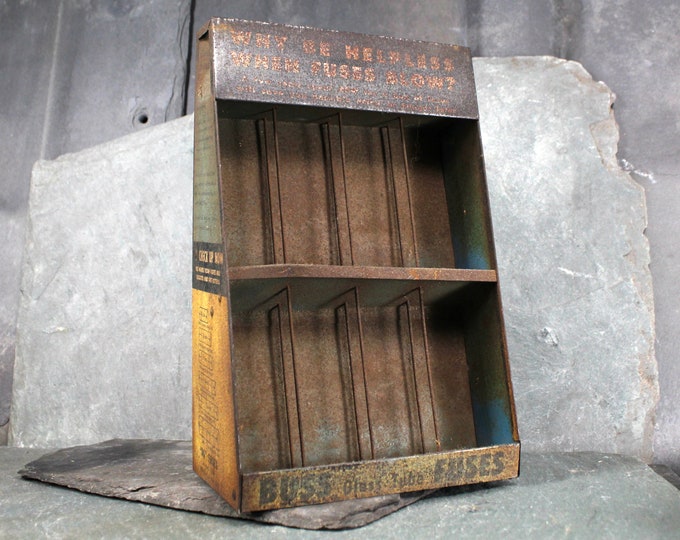 Vintage Buss Glass Tube Fuses Display Box | Circa 1940s | Rustic ...
