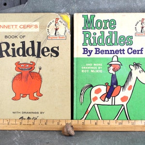 Book of Riddles and More Riddles by Bennett Nerf | 1960/ 1961 | Vintage ...