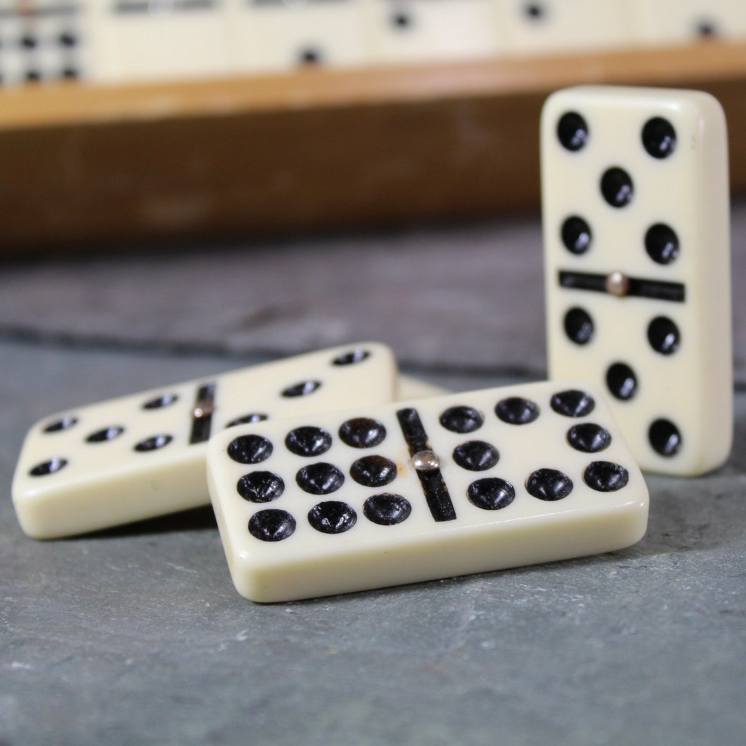 Vintage Urea Dominoes Set Imported for Sedano's Urea Dominoes With ...