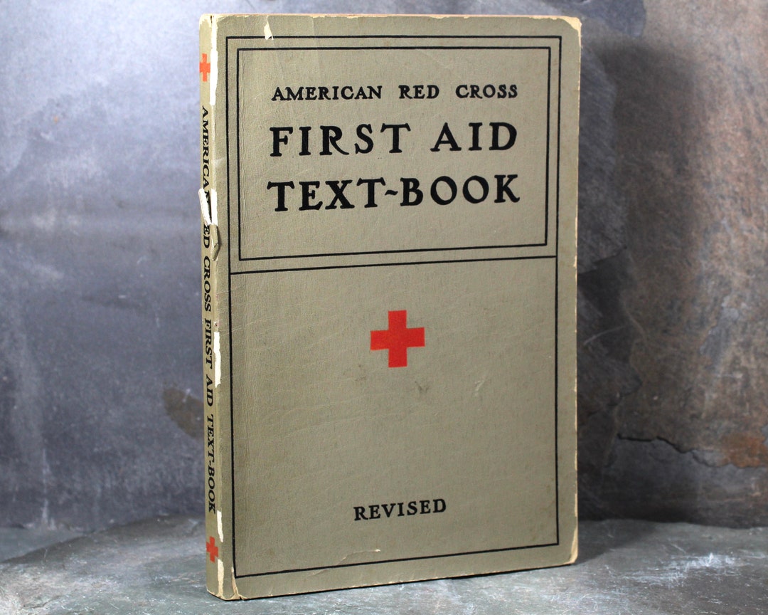 1940 American Red Cross First Aid Textbook First Aid Classes - Etsy