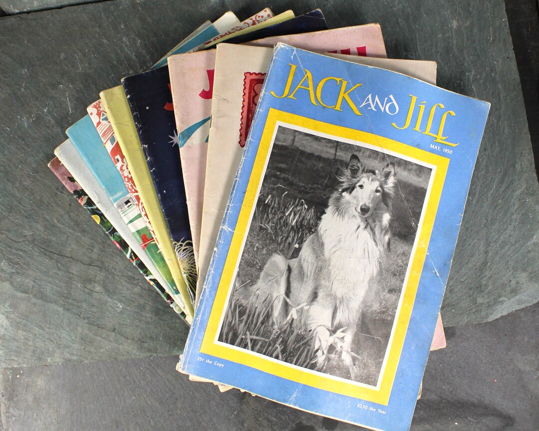 1950 Jack & Jill Magazines Set of 9 Vintage Jack and Jill Magazine ...