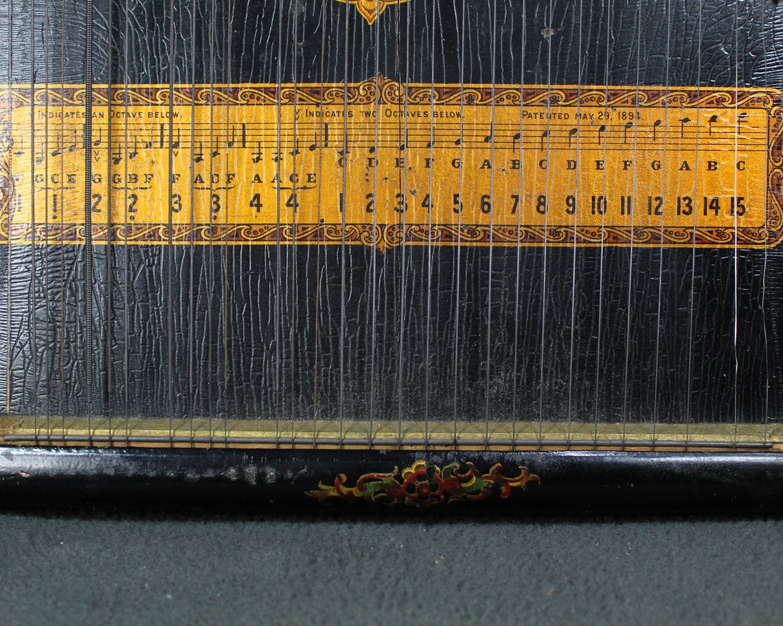 Antique Zither Play by Numbers Class Instruments Zither - Etsy