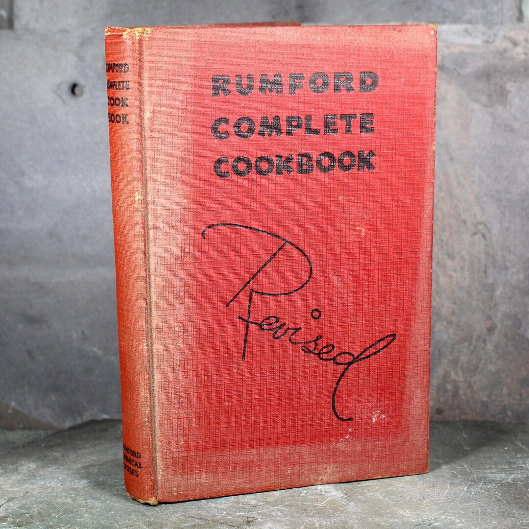 1940 Rumford Complete Cook Book, 11th Edition Classic Rumford Baking ...
