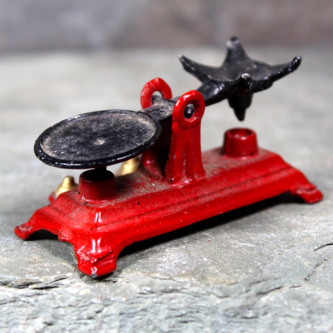 Antique Cast-iron Dollhouse Scale | Vintage Toys | Bixley Shop - Etsy