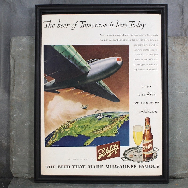 Vintage Beer Ad - Etsy