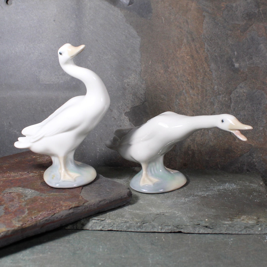 Vintage Lladro Goose Figurines - Your Choice of Pose | Lladro Geese ...