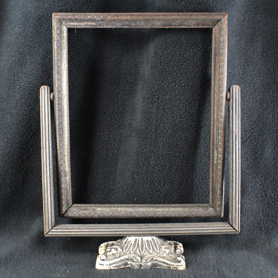 Antique Tabletop Wooden Swivel Frame | Antique Frame for Portrait or ...
