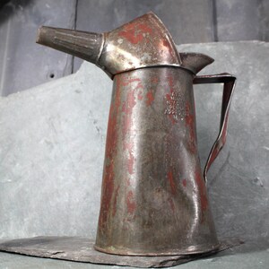 RARE Antique Distressed Half-gallon Dover Oil Can Vintage Metal 1/2 ...