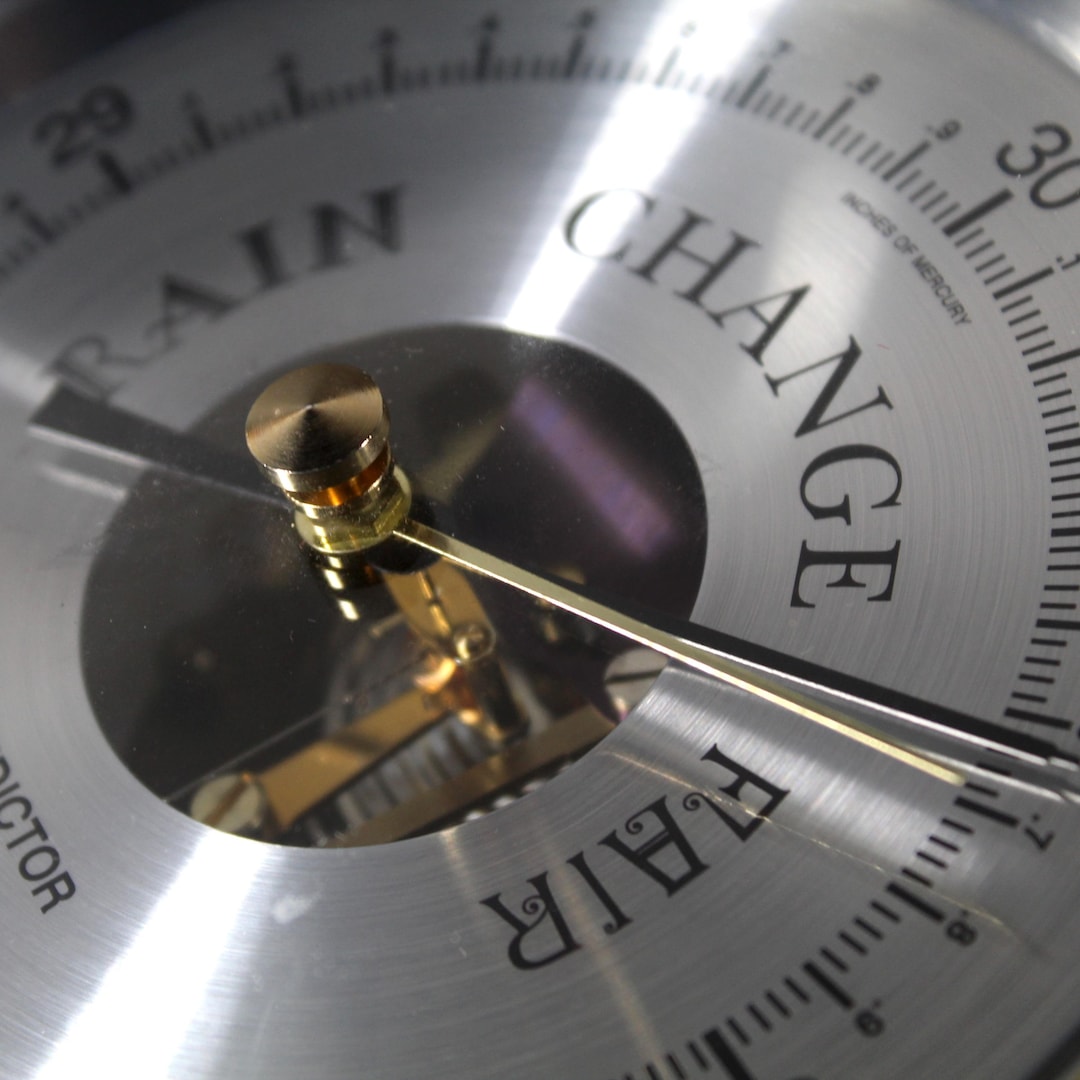 Vintage Predictor Maximum Barometer | Gold Finish Wall Barometer | Rain ...