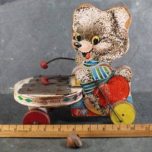 Fisher Price Shaggy Zilo | Xylophone Pull Toy | Antique Fisher Price ...