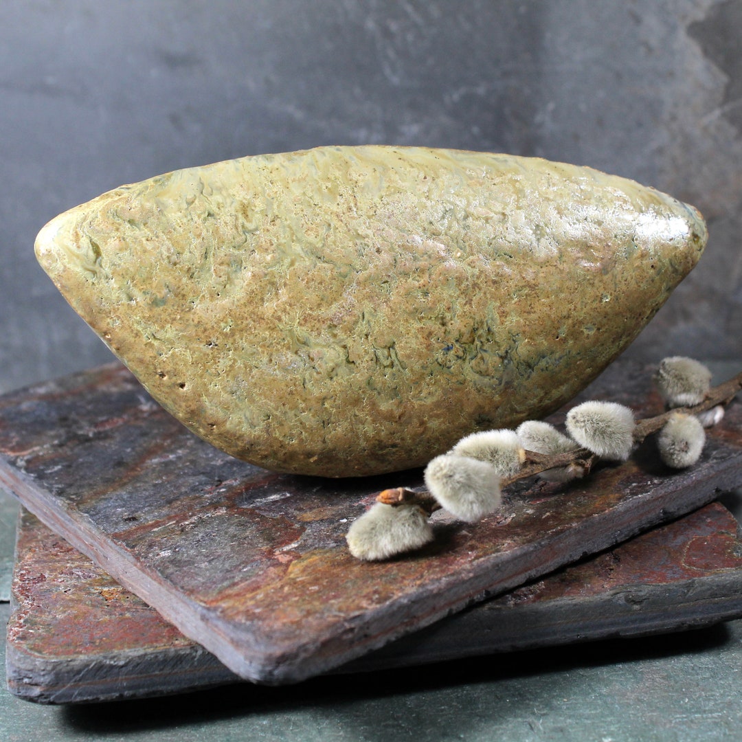Seed Pod Sculpture | Art Sculpture | Hand Glazed Grey/green Seed Pod ...