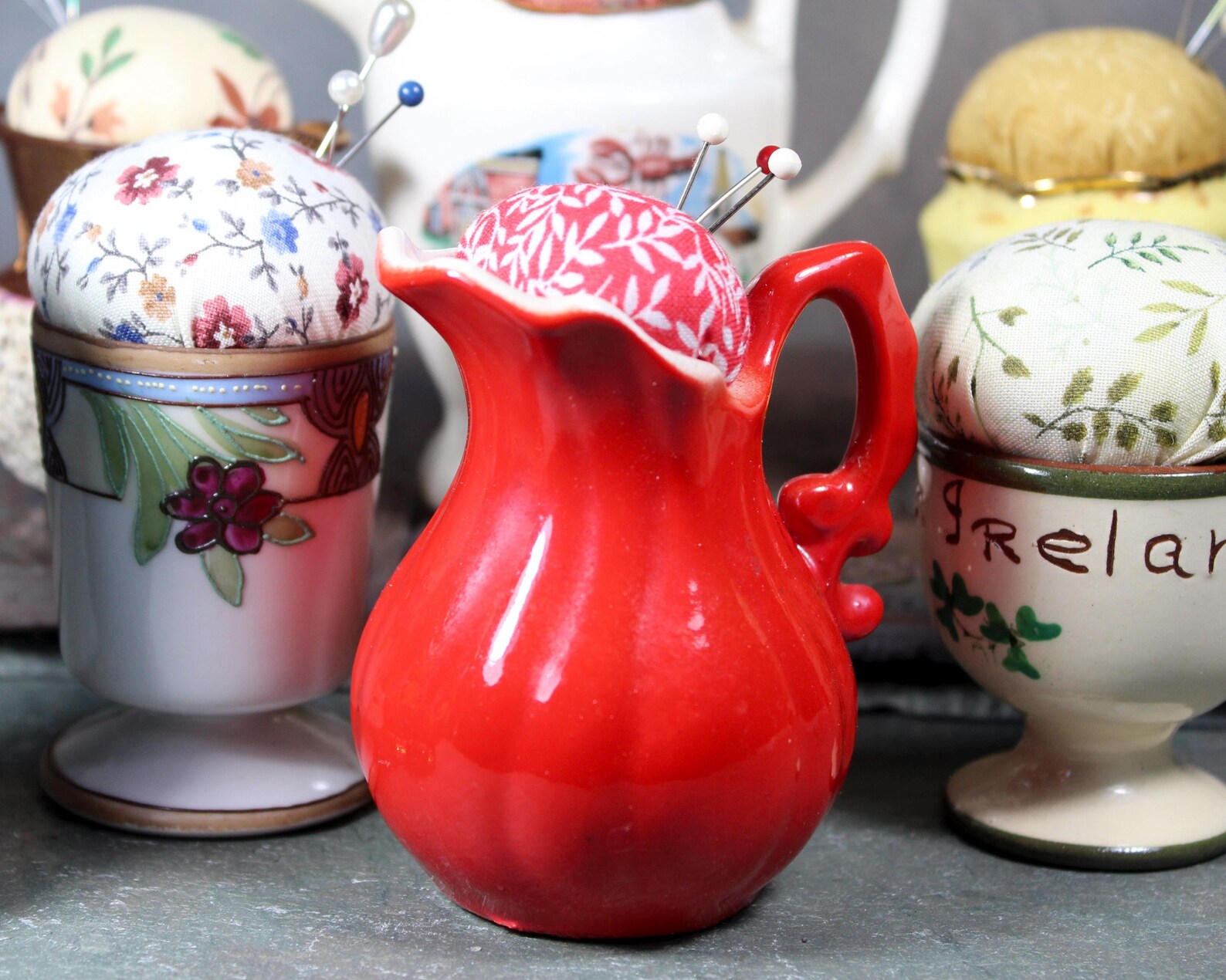 Cottagecore Upcycled Pin Cushions | Vintage Pin Cushions | Your Choice ...