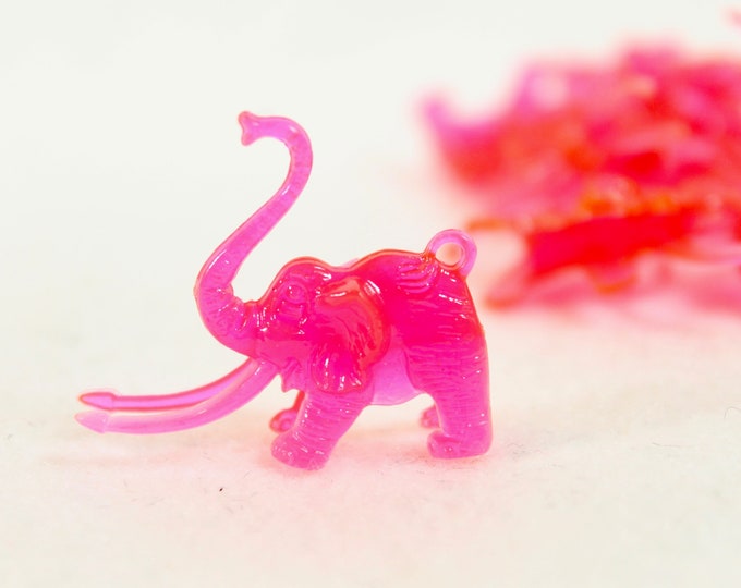Set of 20 Pink Elephant Vintage Zoo Piks Mid-century mad Men Era ...
