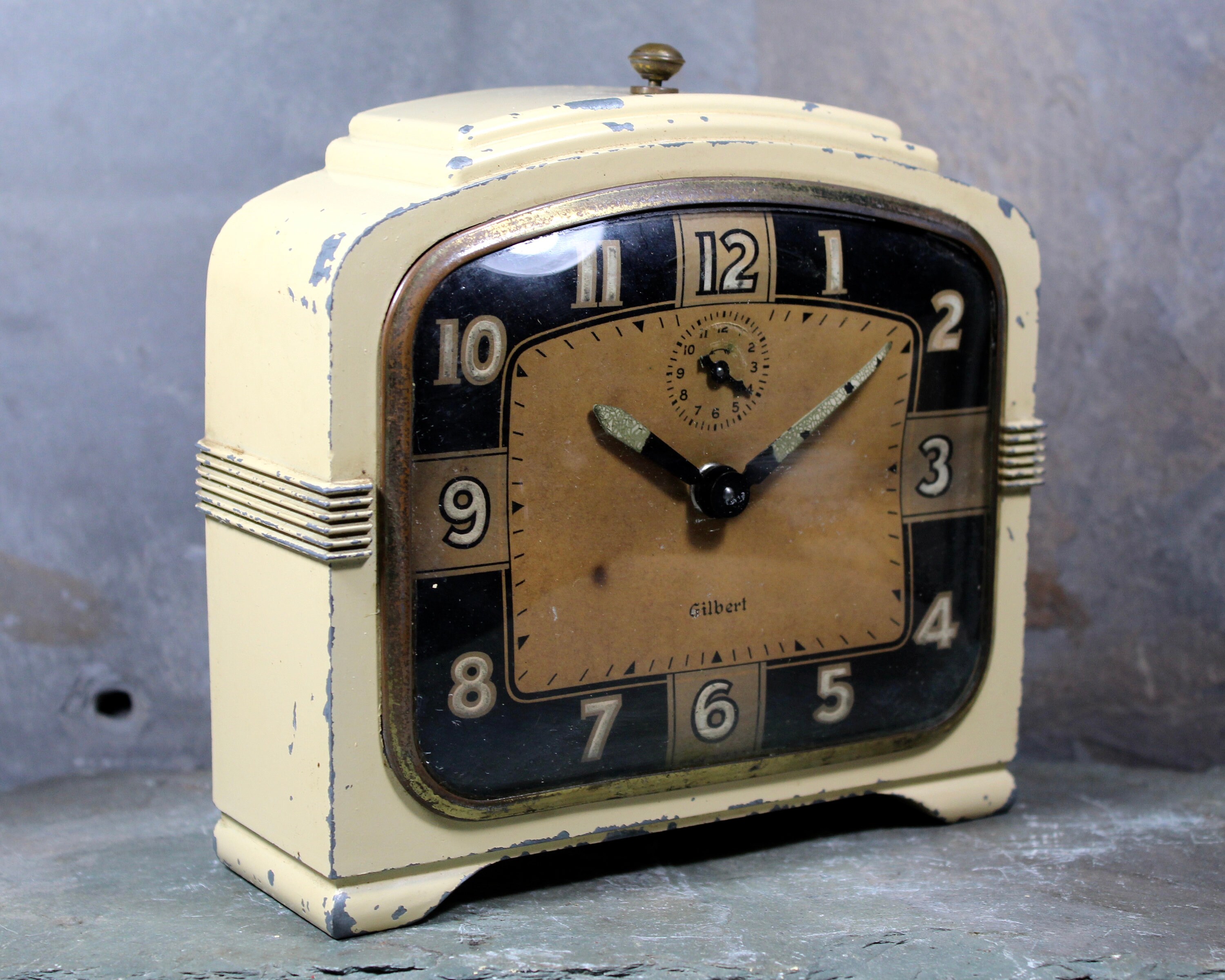 RARE Vintage Alarm Clock Gilbert Metal Case Wind-up Alarm | Etsy